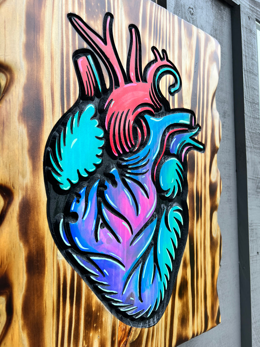 Scorched Heart Carving – Night Carver Designs