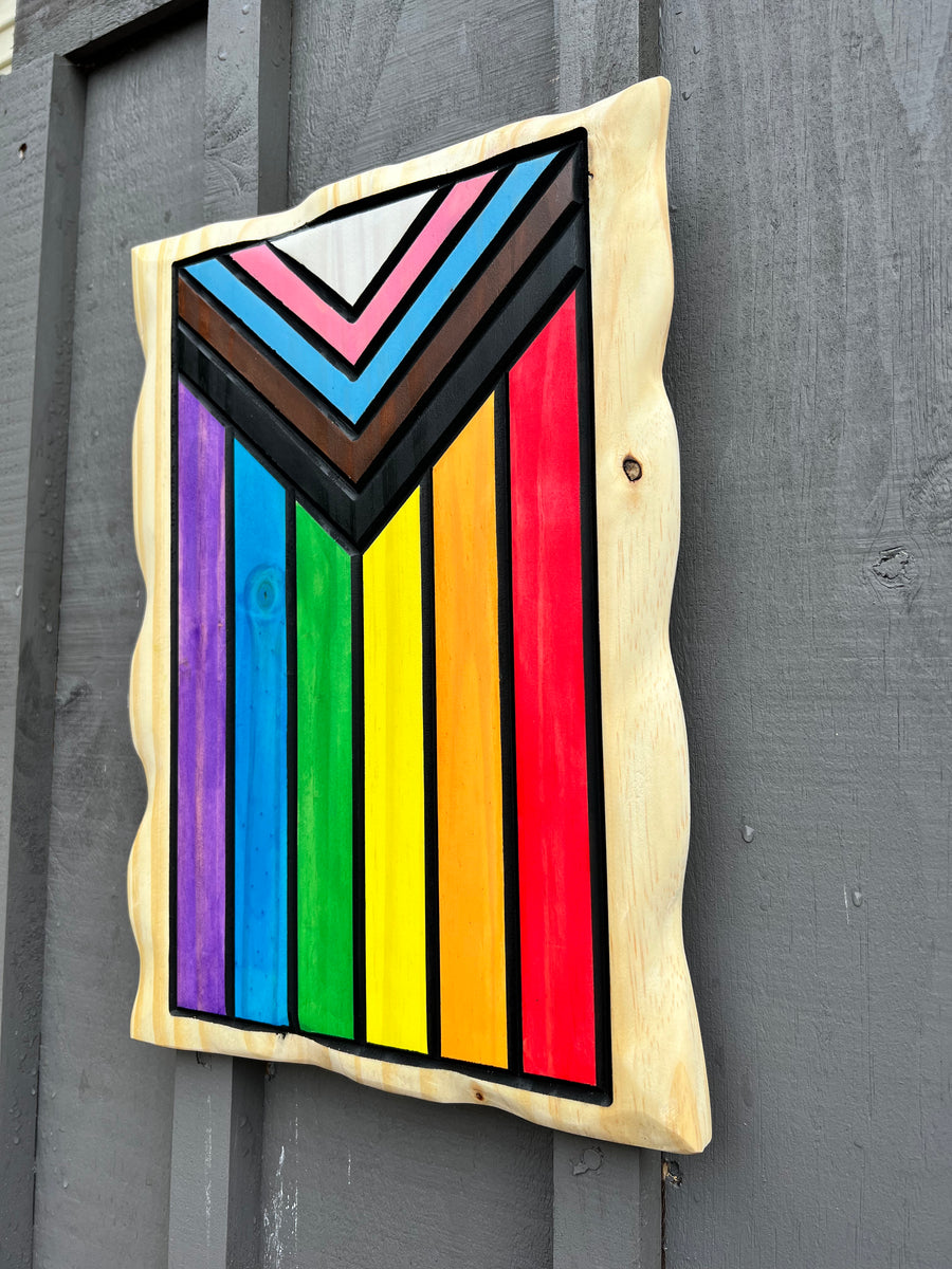 11X16 Pride Progress Flag – Night Carver Designs
