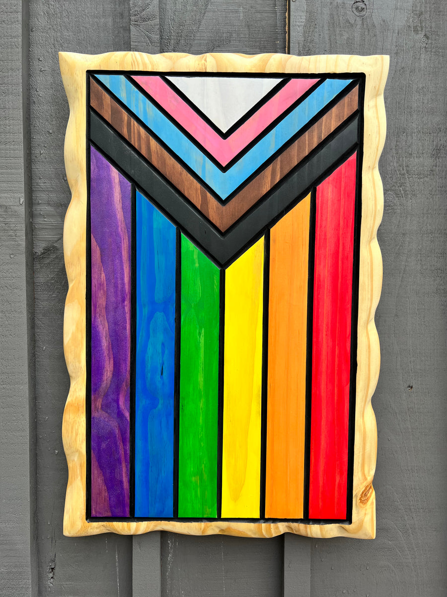 16X24 Pride Progress Flag – Night Carver Designs