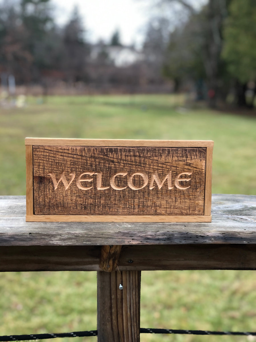 Welcome sign Dark – Night Carver Designs